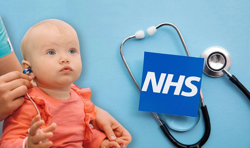 The UK's NHS will use a test to save babies from becoming deaf