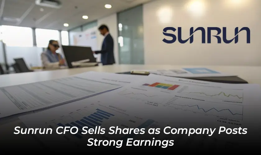 Sunrun CFO Danny Abajian Sells Shares Amid Market Struggles, Company Shows Strong Earnings ...